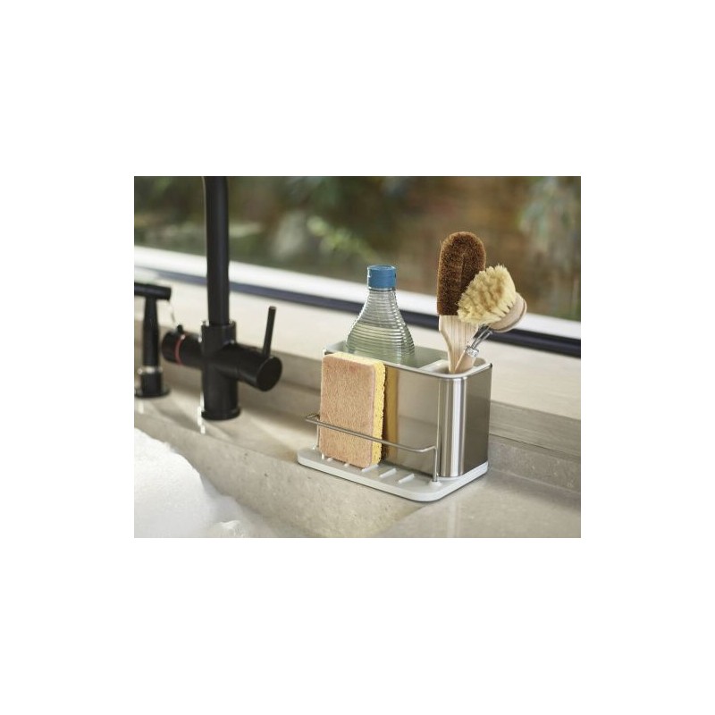 Organiseur d'évier Surface inox gris béton - TOC.fr